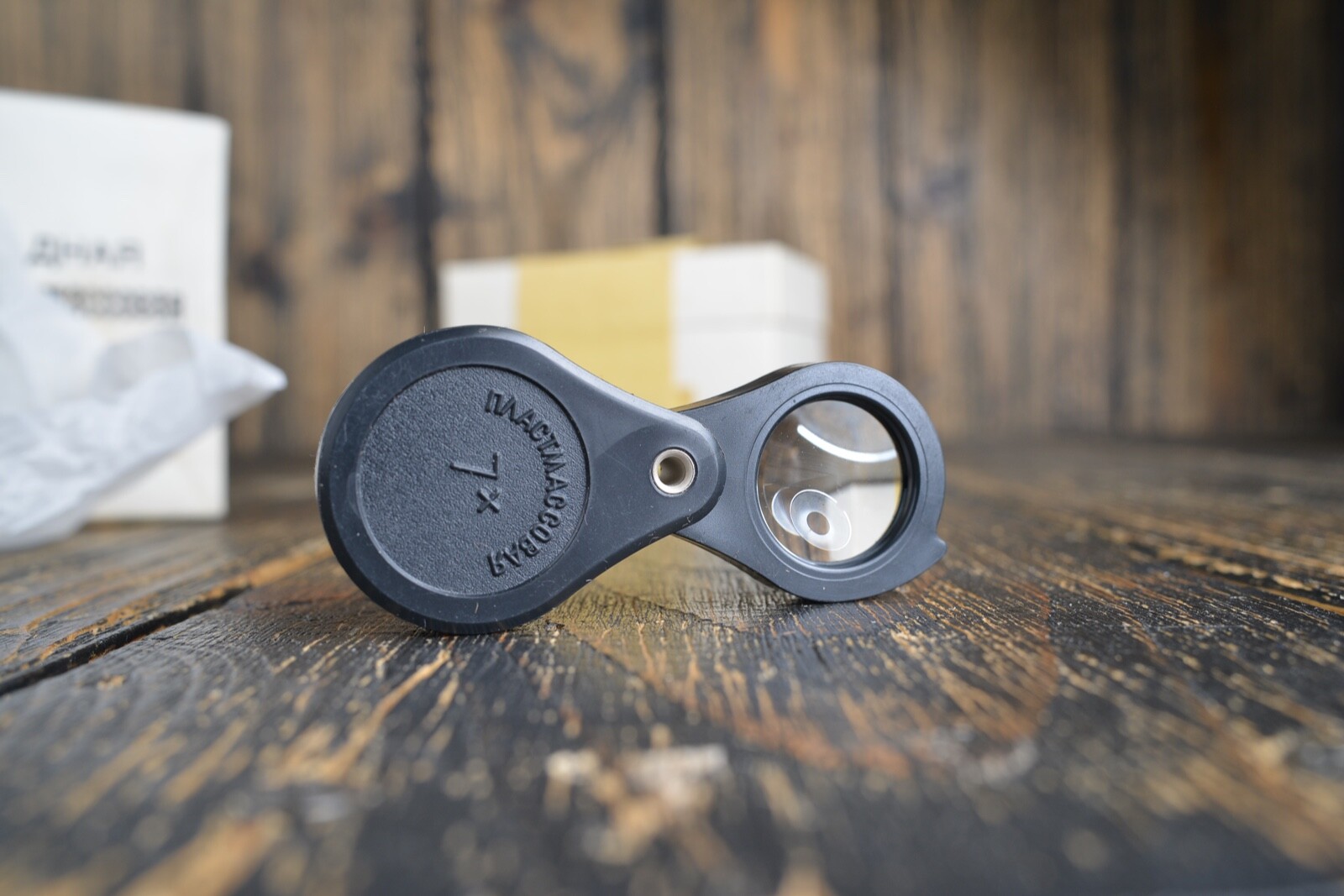 7x loupe magnifier USSR pocket loupe (analog Carl Zeiss) Vintage *Hight ...