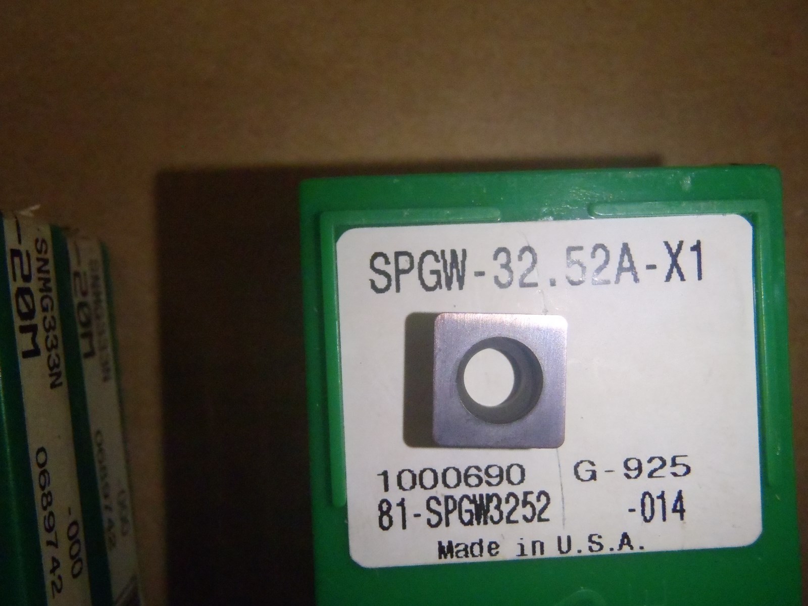 9 Greenleaf SPGW 32.52 A-X1 G-925 Carbide Inserts | eBay