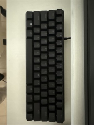 Razor Huntsman Mini Gaming Keyboard 60% RGB Black with Purple Switches ...