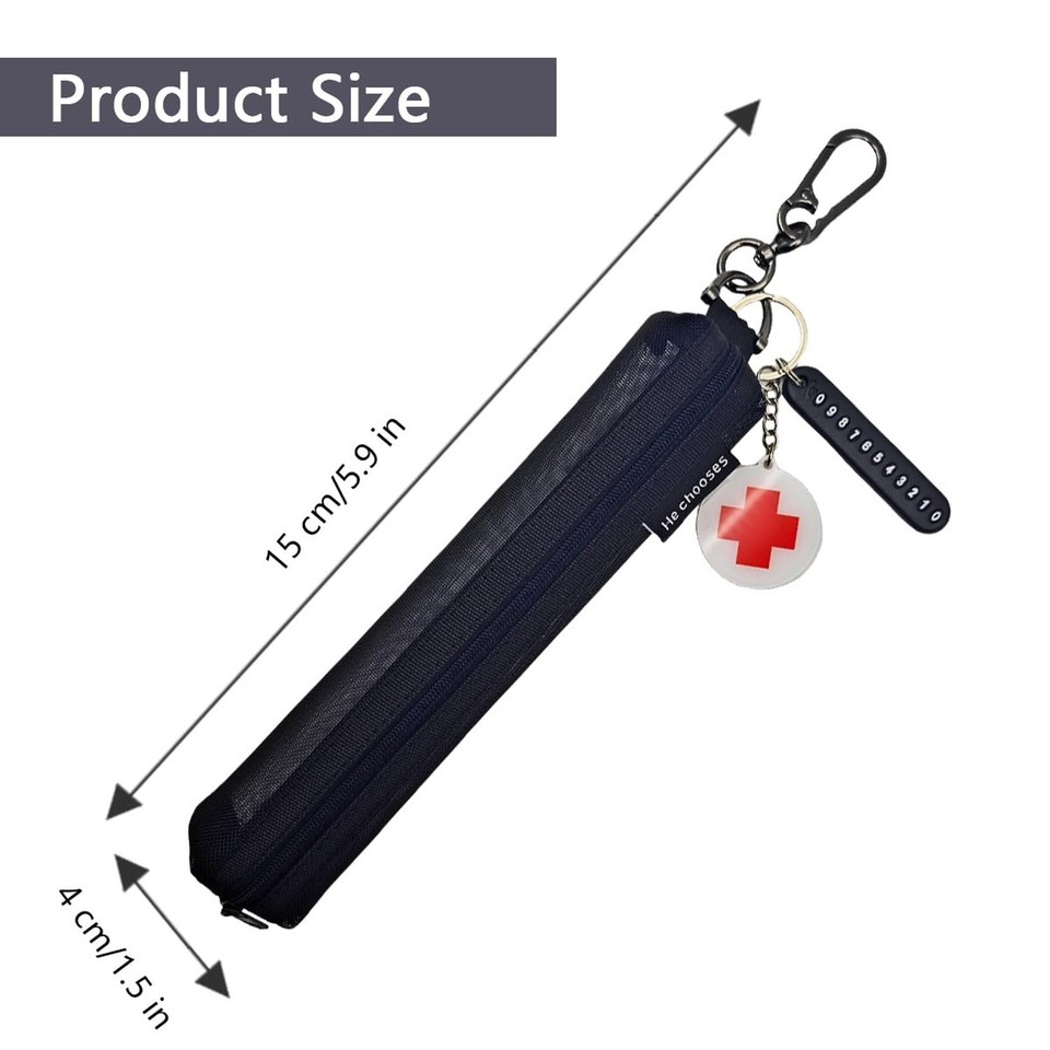 1 Pack Mesh Epi Pens Carrying Case EpiPen Carrier - Convenient Travel ...