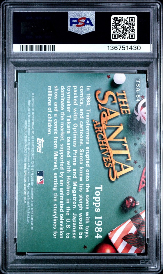 2025 TOPPS HOLIDAY THE SANTA ARCHIVES #84 SANTA CLAUS PSA 9 | eBay