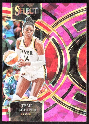 2024-25 4303E PANINI WNBA SELECT PINK ICE PRIZM TEMI FAGBENLE Indiana ...
