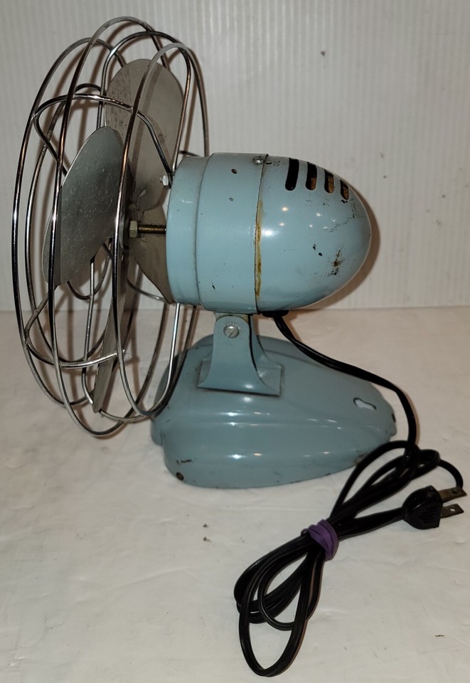 Western Auto Supply Co. Wizard 8" Electric Desk Fan 6JC2000 (Vintage ...