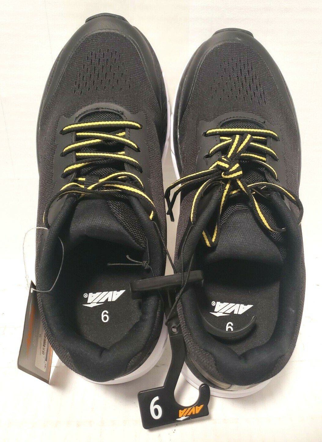 Women's Avia Hightail Black/White Athletic Sneakers Shoes Size 7 ...