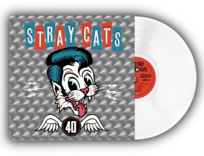 Stray Cats - 40 [New Vinyl LP] Colored Vinyl, White, Reissue ...