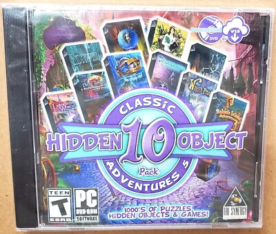 HIDDEN OBJECT 10 - Classic ADVENTURES 5 ( PC DVD ROM ) Brand New ...