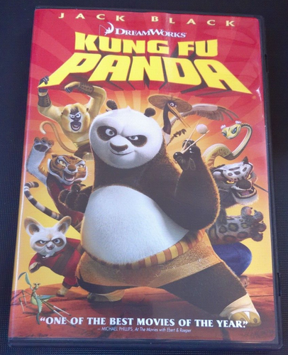 Kung Fu Panda (DVD, Full Screen, 2008) Voices of Jack Black ~ Jackie ...