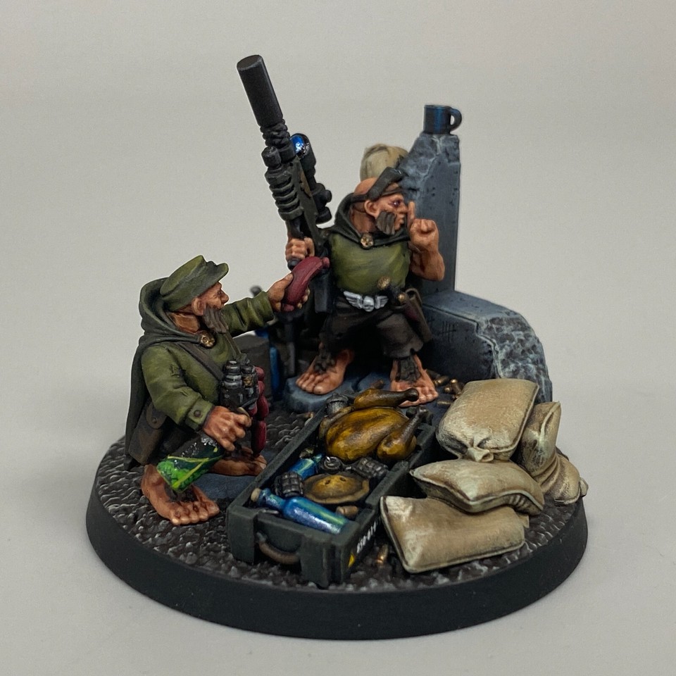 PROVISIONALLY PREPARED WARHAMMER 40K ASTRA MILITARUM IMPERIAL GUARD ...