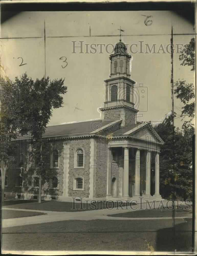 Press Photo Exterior of Colgate Chapel - sya97981 | eBay