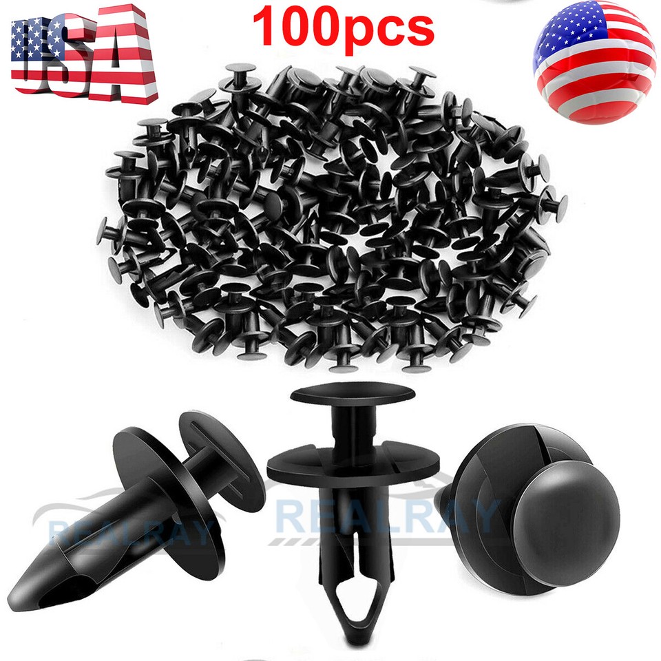 8MM Push Type Retainer Clips For Cadillac ATS CTS ELR Escalade ESV 8mm ...