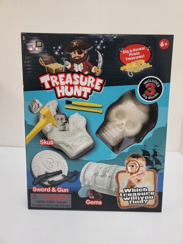 Diamant Toys Treasure Hunt Pirate Theme Dig and Reveal Three Treasures ...