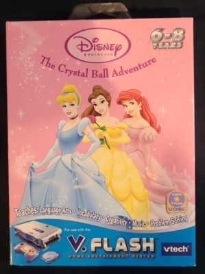 Disney Princesses: The Crystal Ball Adventure (Vtech V.Flash, 2006) NEW ...
