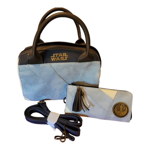 Star Wars Satchel Purse Wallet Set Last Jedi Bioworld Grey Brown Navy ...