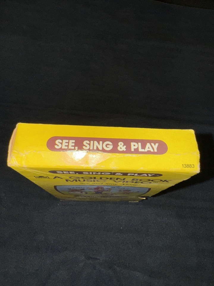 A Golden Book Music Video, See, Sing & Play, 19 Video Songs, VHS 1986 ...