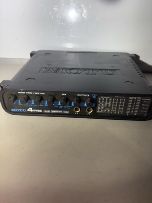 MOTU Hybrid Model 4PRE 6X8 USB 2 Fire Wire Line & Mic Compact Audio ...