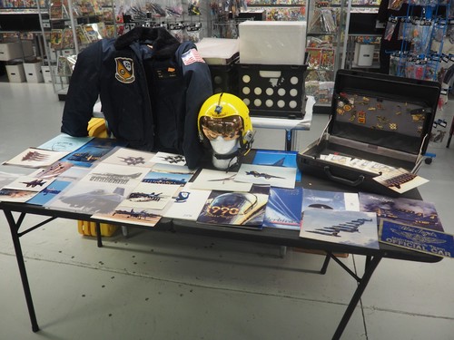 Vintage US Navy Issued Blue Angels Gentex Helmet, Jacket and ...