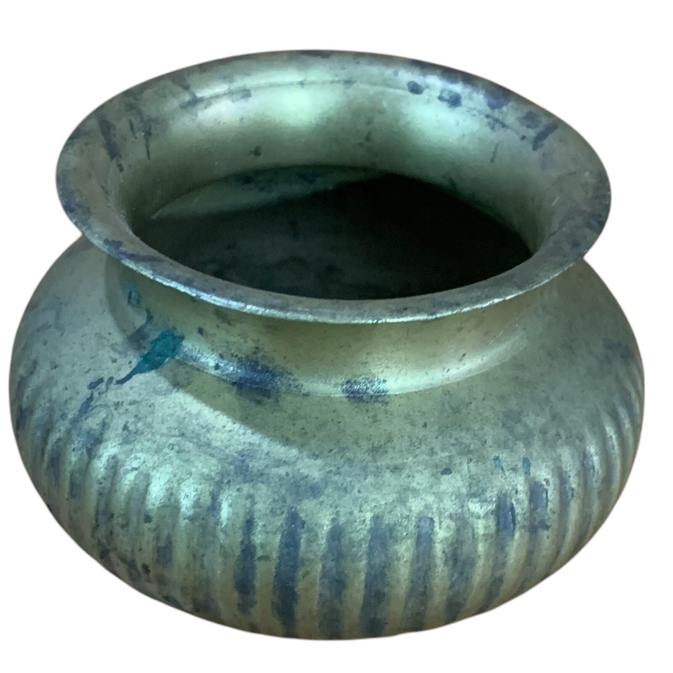 18th C Brass lota or vase ISLAMIC OR MUGAL ART, old or antique, rarest ...