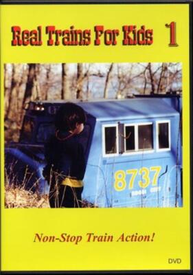 Real Trains For Kids 1 - DVD - Very Good - Lots of Trains-Lewis Bogaty ...