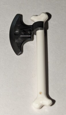 LEGO Lord of the Rings Pearl Dark Gray Castle Bone Axe Minifig Weapon ...