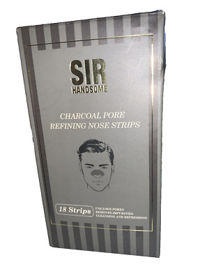 Sir Handsome Charcoal Pore Refining Nose Strips 18 Stripes/ Pack | eBay
