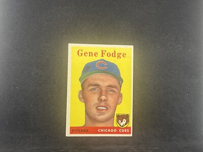 1958 Topps #449 Gene Fodge Chicago Cubs (EX+/EXNM) | eBay