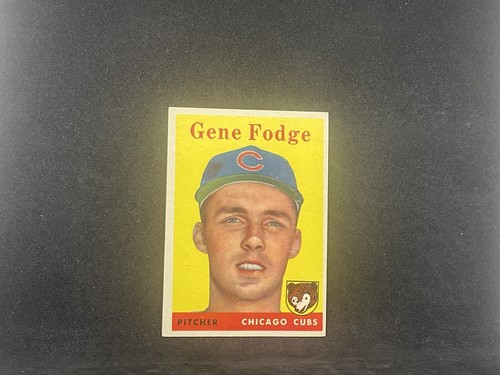1958 Topps #449 Gene Fodge Chicago Cubs (EX+/EXNM) | eBay