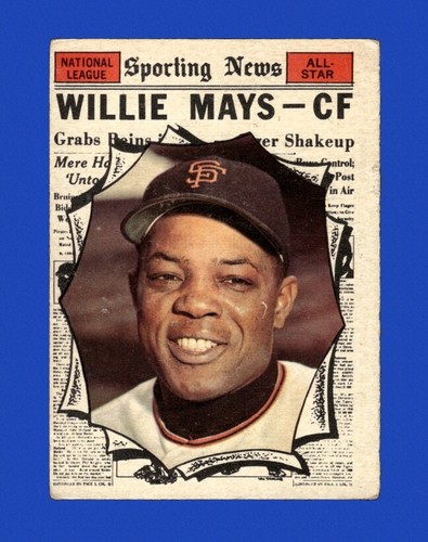 1961 Topps Set-Break #579 Willie Mays LOW GRADE *GMCARDS* | eBay
