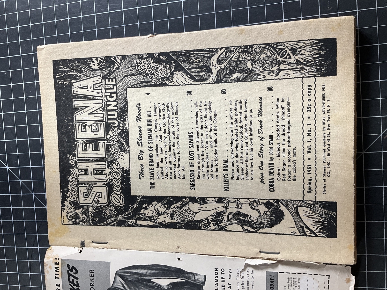 Sheena, Stories of 1951 Spring, #1. Pulp | eBay