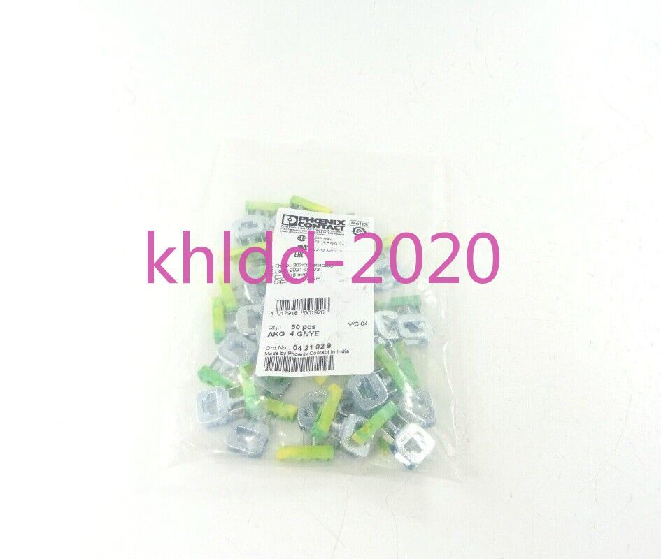 50pcs Phoenix Contact AKG 4 GNYE 0421029 Connecting terminal | eBay