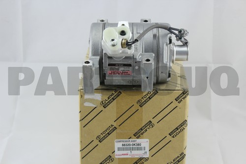 883200K380 Genuine Toyota COMPRESSOR ASSY, COOLER 88320-0K380 | eBay ...
