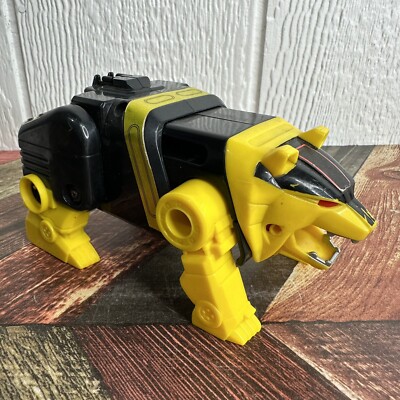 Power Rangers Yellow Bear Zord Deluxe Ninja Megazord Vintage Bandai ...