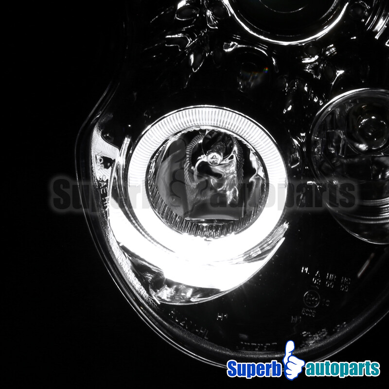 Fits 2002-2006 R50 R53 / 05-08 R52 Mini Cooper LED Halo Projector ...