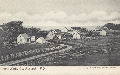 Petit Metis MÉTIS-SUR-MER comté Rimouski Quebec Canada 1906-13 J P ...