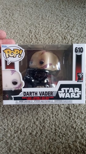 Star Wars Darth Vader Unmasked Funko Pop #610 Return Of The Jedi Vinyl ...