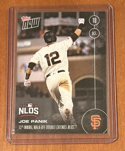 2016 TOPPS NOW #568 JOE PANIK - 13TH INNING WALK-OFF DOUBLE | eBay