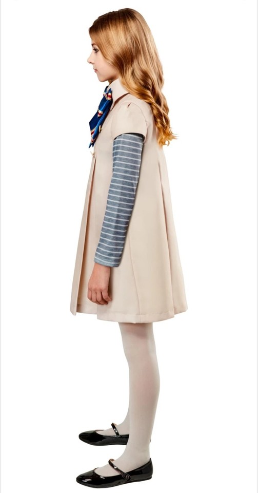 Child M3gan Costume Dress Outfit Officially Licensed with Scarf Rubies ...