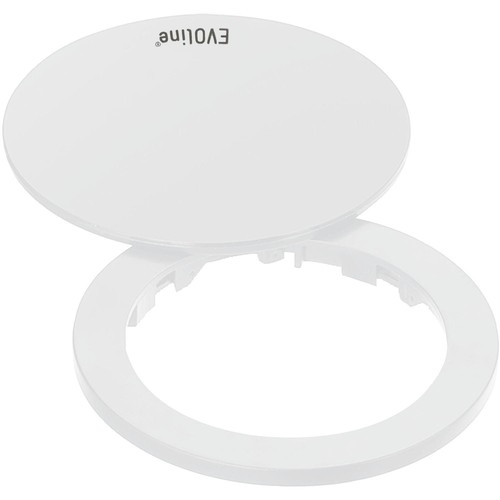 schulte elektrotechnik EVOline One Abdeckring mit Drehdeckel weiß | eBay.de