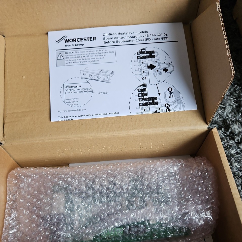 Worcester Bosch Heatslave Control PCB 87161463010 416601 ZAGAS278 ...