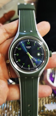 Swatch go climb army green | eBay Australia