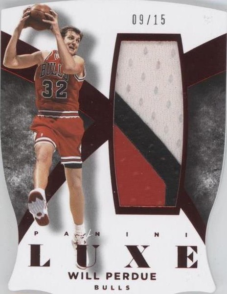 2014-15 Panini Luxe - Memorabilia Die-Cuts Prime Red #71 Will Perdue ...