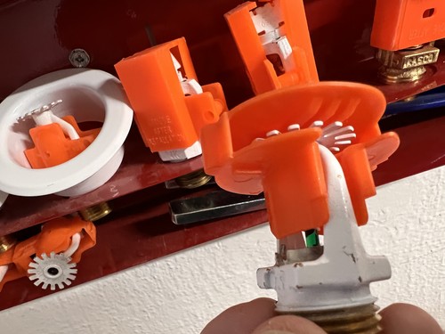 Viking VK3021 QR Pendent Fire Sprinkler 1/2" 200F 5.6K White Set of 6 ...