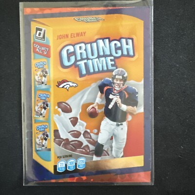 2022 Panini Donruss - Crunch Time Galactic #CT-12 John Elway | eBay