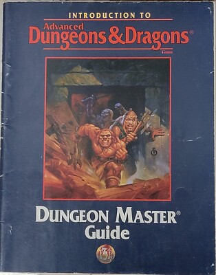 Introduction to AD&D Dungeon Master Guide & Treasure Chest game ...