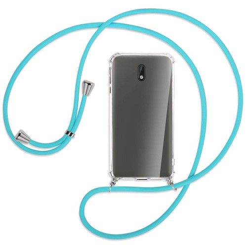 Collier pour Nokia 3 turquoise (A) Etui Coque de protection avec cordon ...