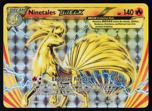 Ninetales BREAK 16/108 Pokemon XY Evolutions English Holo Additional ...