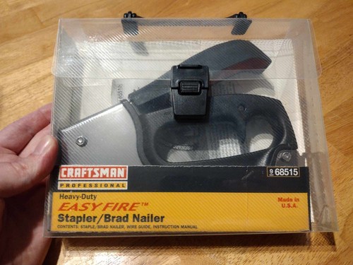 craftsman Professional heavy duty easy fire stapler/Brad nailer New ...