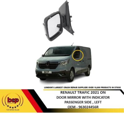 RENAULT TRAFIC 2021 ON DOOR MIRROR WITH INDICATOR ELECTRIC HEATED ...
