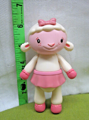 LAMBIE action figure Disney posing toy Doc McStuffins pink bow and tutu ...