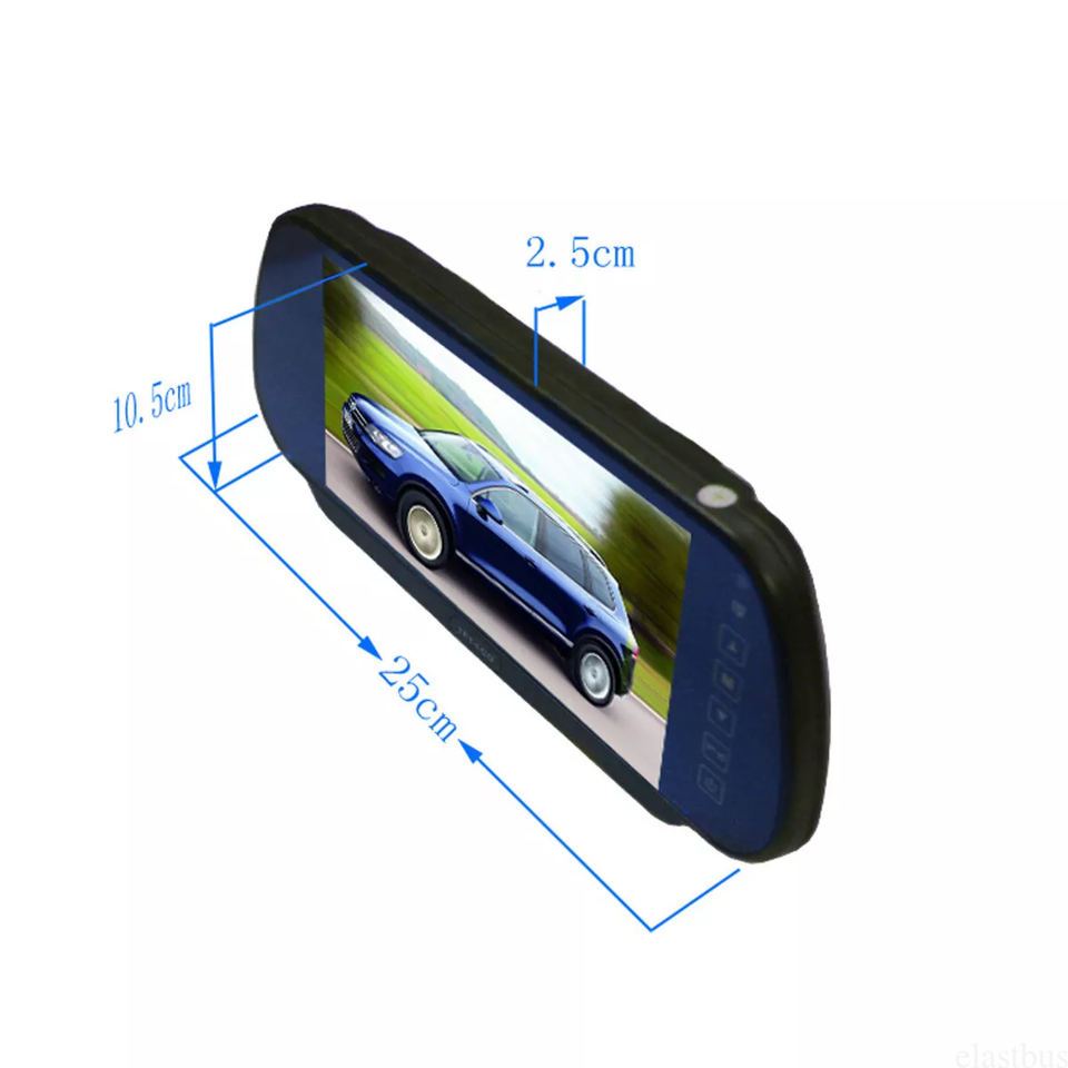 7" Rear View Mirror Monitor+Nightvision Backup Camera for Mercedes-Benz ...