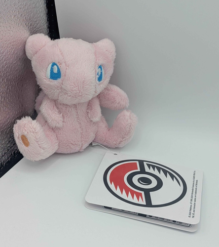Pokemon Center 2024 Mew 3.5" Mini Mascot Carabiner Keychain Plush Toy ...